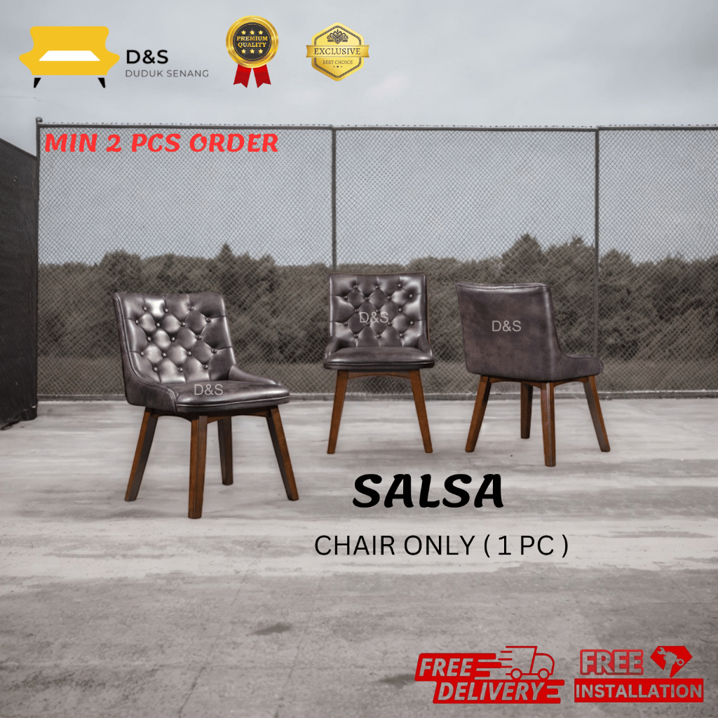 SALSA Lounge Chair / Bistro Chair / Dining Chair (1PC) | Shopee Malaysia