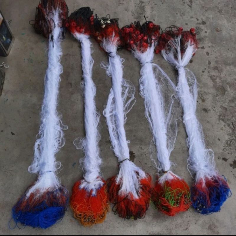 COMPLETE SET 3 LAYER APOLLO PRAWN NET. JARING APOLLO SIAP GUNA 3 LAPIS ...
