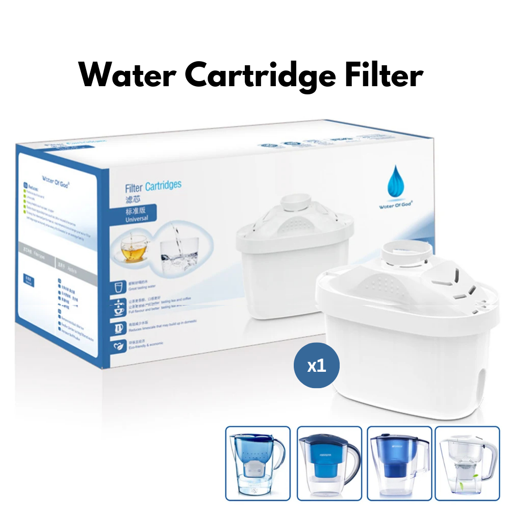 1pcs Water Filter Jug Replacement Cartridge Filter Activated Carbon ...