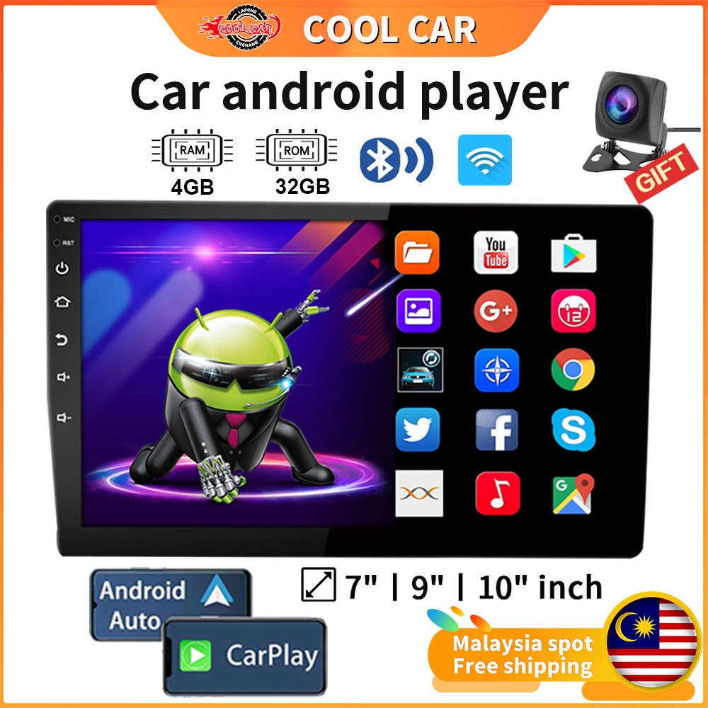 Car Android Player 7 9 10 inch (4GB RAM+32GB ROM) Quad Core MP5 player ...
