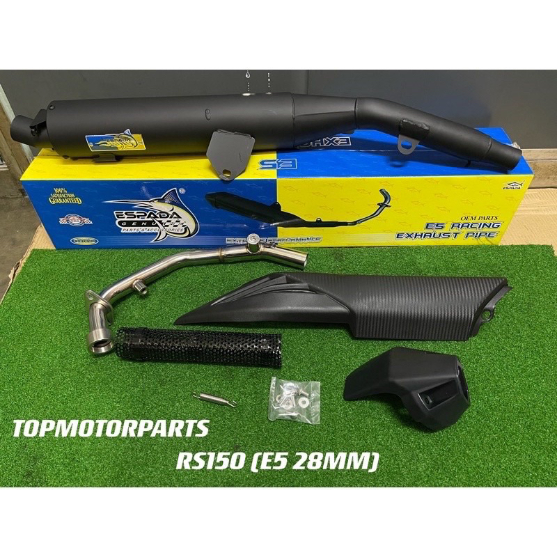 Exhaust Espada Std Cutting 100% Original Y15ZR/Y15/RS150/LC135/SRL115/SRL115FI EZXOS E4 E5 E6 E7 ...