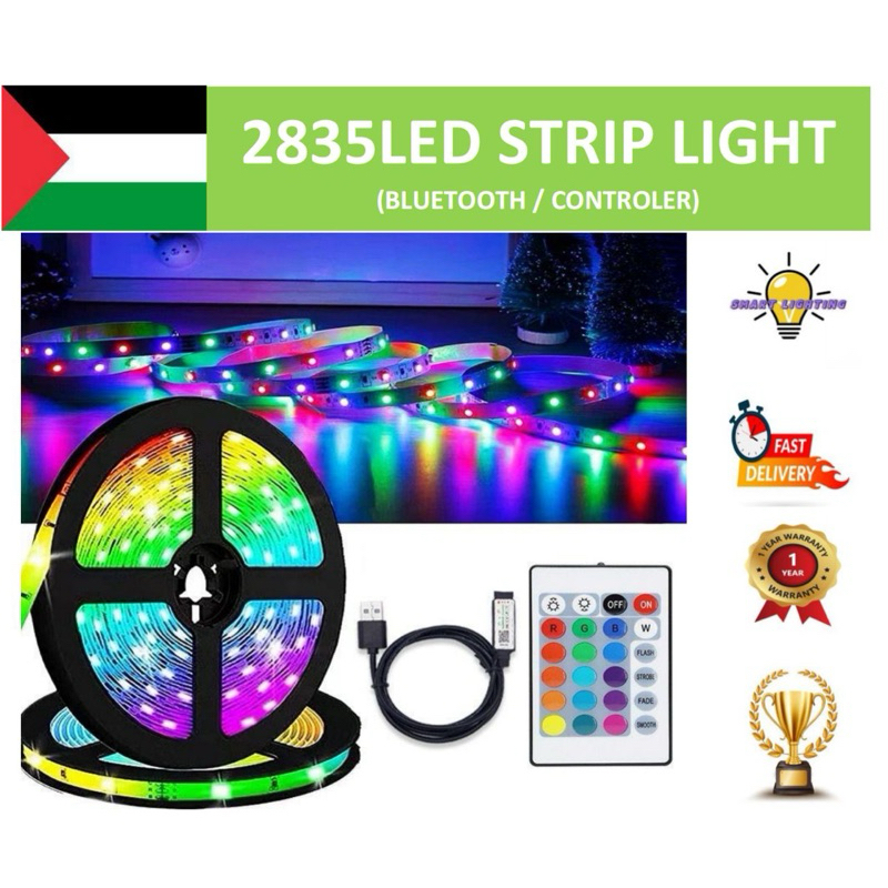 2835 LED Strip Light Color RGB LED Tape for Room Decor Bluetooth ...