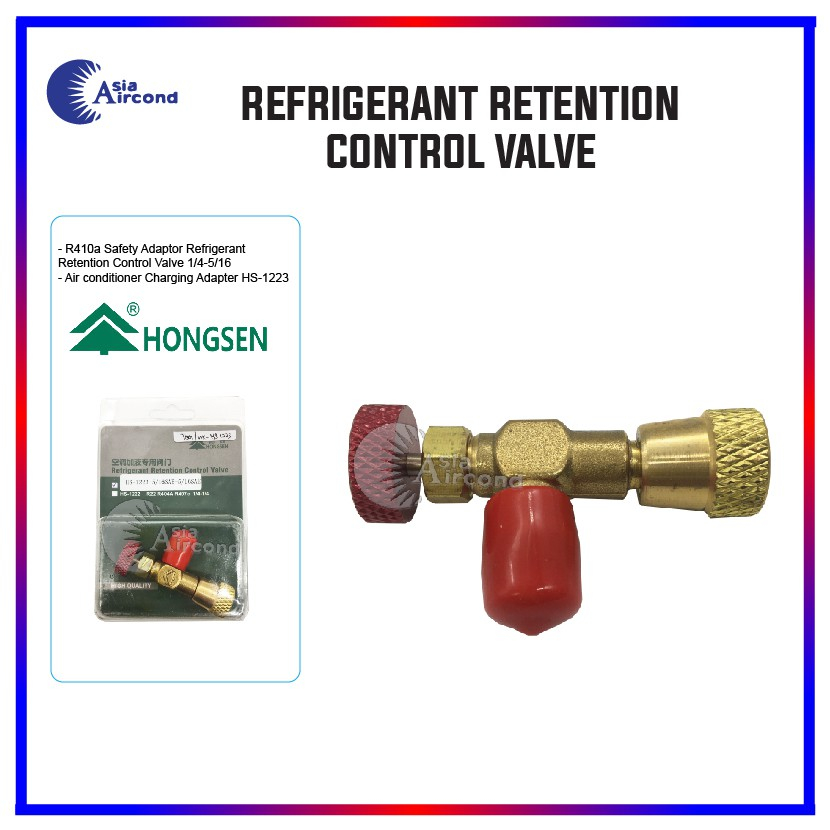 HONGSEN REFRIGERATOR & AIR CONDITIONER CONTROL VALVE R32/R410 | Shopee ...