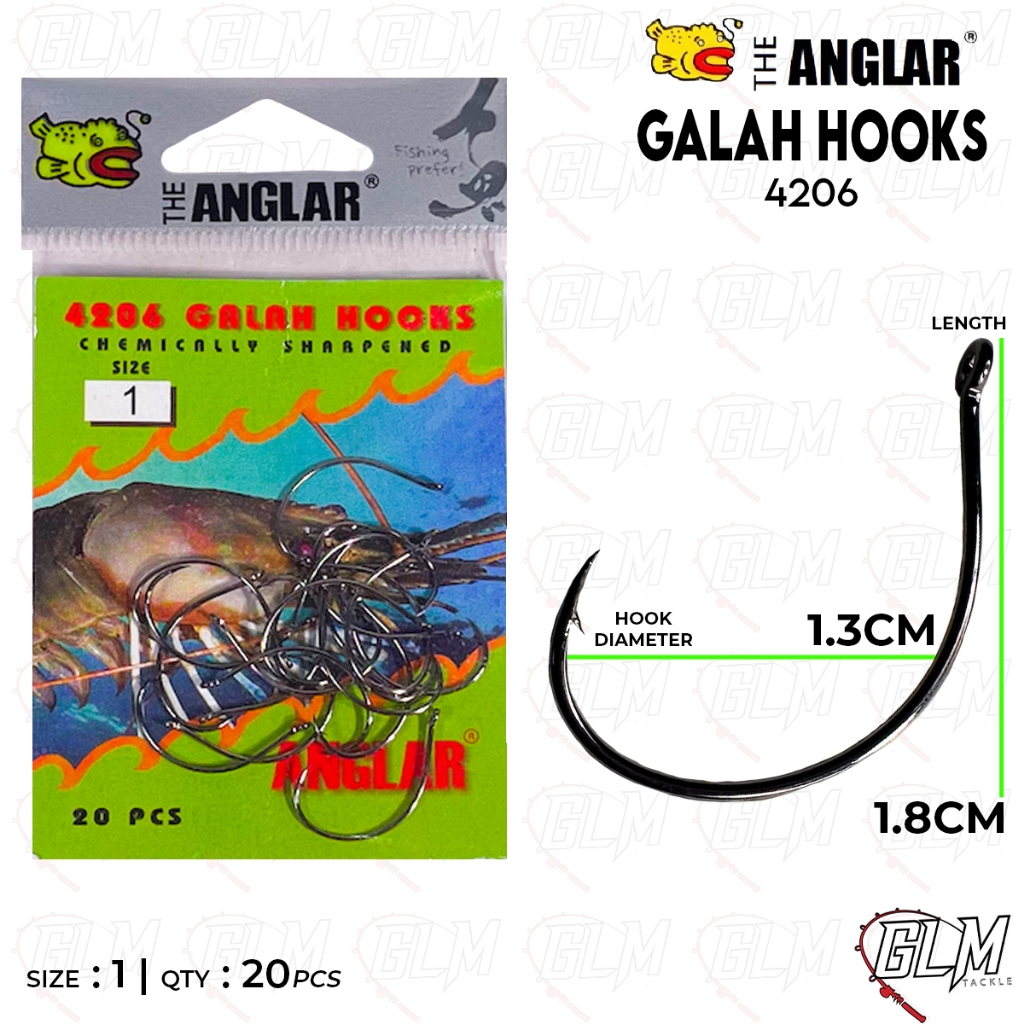 ANGLAR 4206 GALAH HOOK MATA UDANG (MATAKAIL UDANG) | Shopee Malaysia