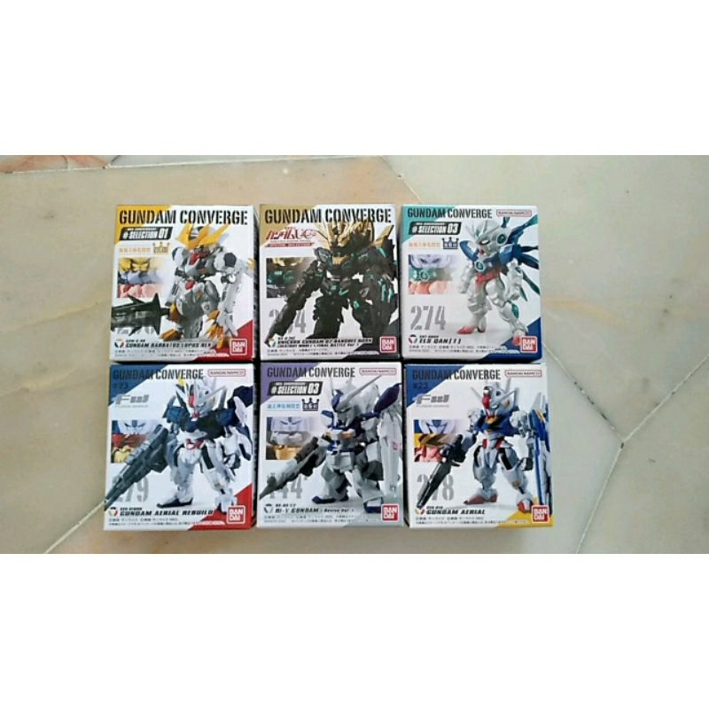 Gundam Bandai Converge Barbatos Lupus Rexa Banshee Norn 00Q ELS Aerial ...