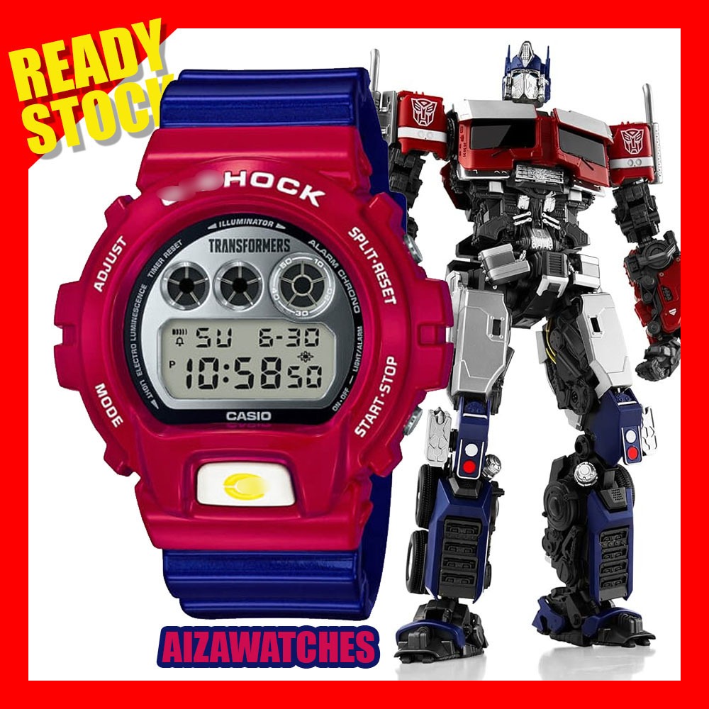 G SHOCK JAM TRANSFORMERS OPTIMUS PRIME DW6900 - JAM TANGAN LELAKI / MEN ...