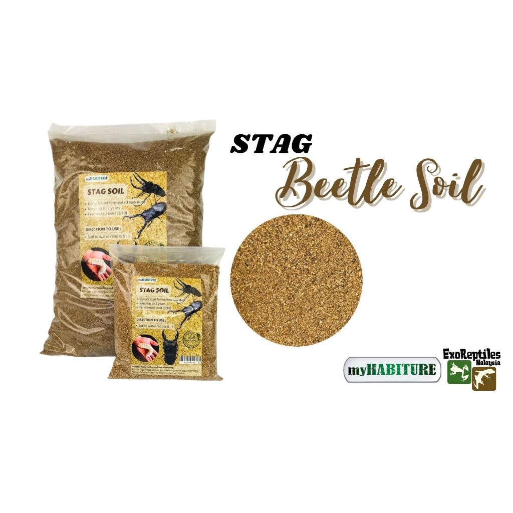 MH BEETLE SOIL FOR STAG BEETLE 1L | 8L | Shopee Malaysia