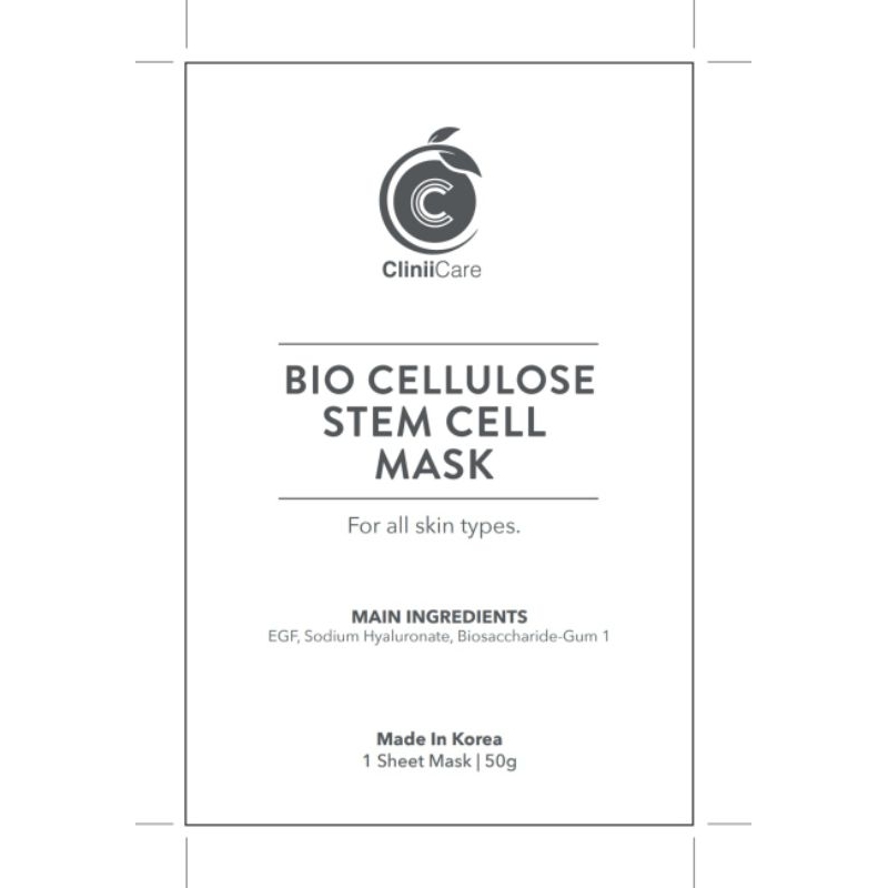 Bio Cellulose Stem Cell Mask-Medical Grade | Shopee Malaysia