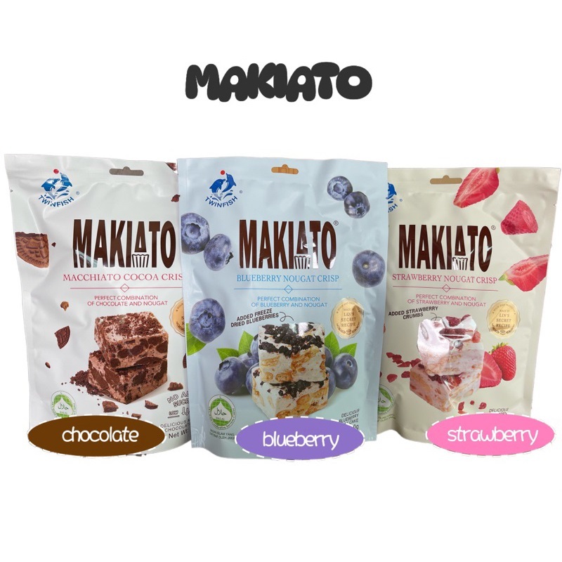[VIRAL] TWINFISH MAKIATO MACCHIATO NOUGAT CRISP 150G (COCOA ...