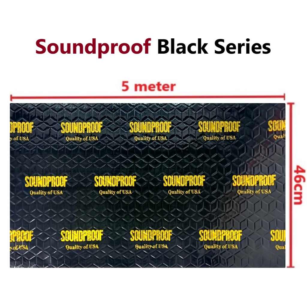 👍🏻5meter👍🏻 Car SoundProof 1roll Sound Proofing Insulation Heat Mat ...
