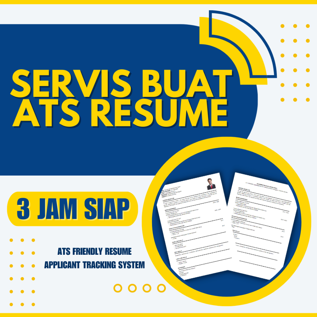 Servis Buat ATS Friendly Resume | ATS Resume Service | Edit Resume ...