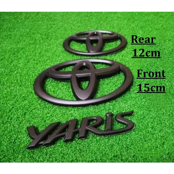 TOYOTA YARIS Matte Black TRDSportivo Emblem Logo | Shopee Malaysia