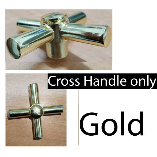 StopCock Stop Cock 1/2", 3/4", 1" /Cross Handle [GOLD/ Matte Black ...