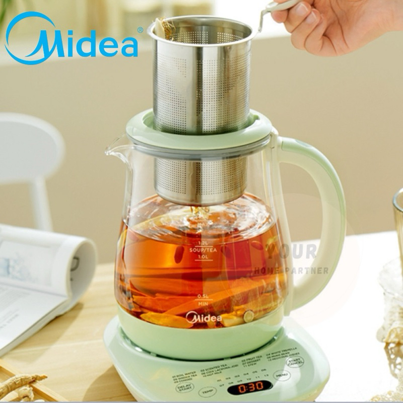 Midea Health Pot Glass MK-YS01-T 1.5L | Shopee Malaysia