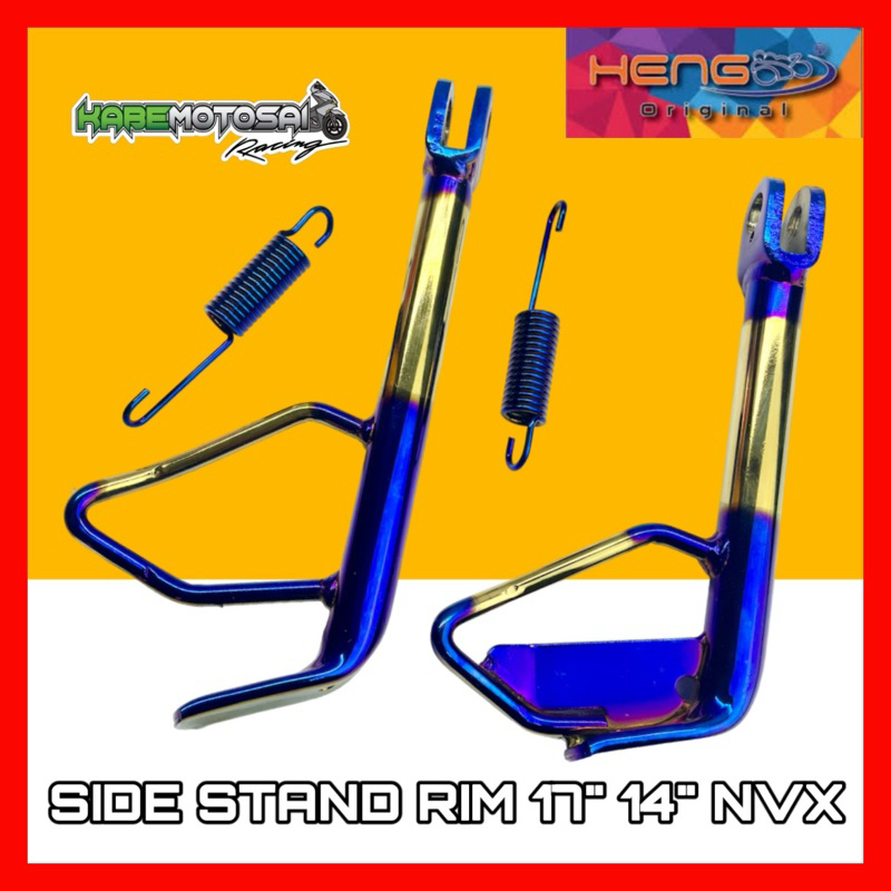 🏁 SIDE STAND RIM 17” 14” YAMAHA NVX TITANIUM 🏁 ORIGINAL HENG THAILAND ...