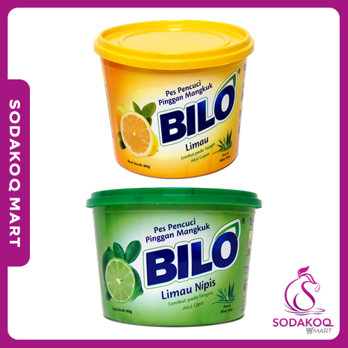 BILO Pes Pencuci Pinggan / Diswashing Paste (Lemon/Lime) 800g | Shopee ...