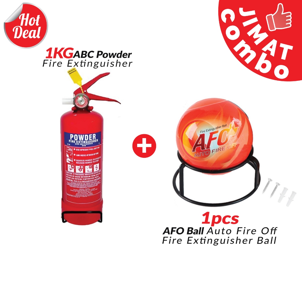 1KG/2KG ABC Powder Fire Extinguisher for Car Home Pemadam Api Kereta ...