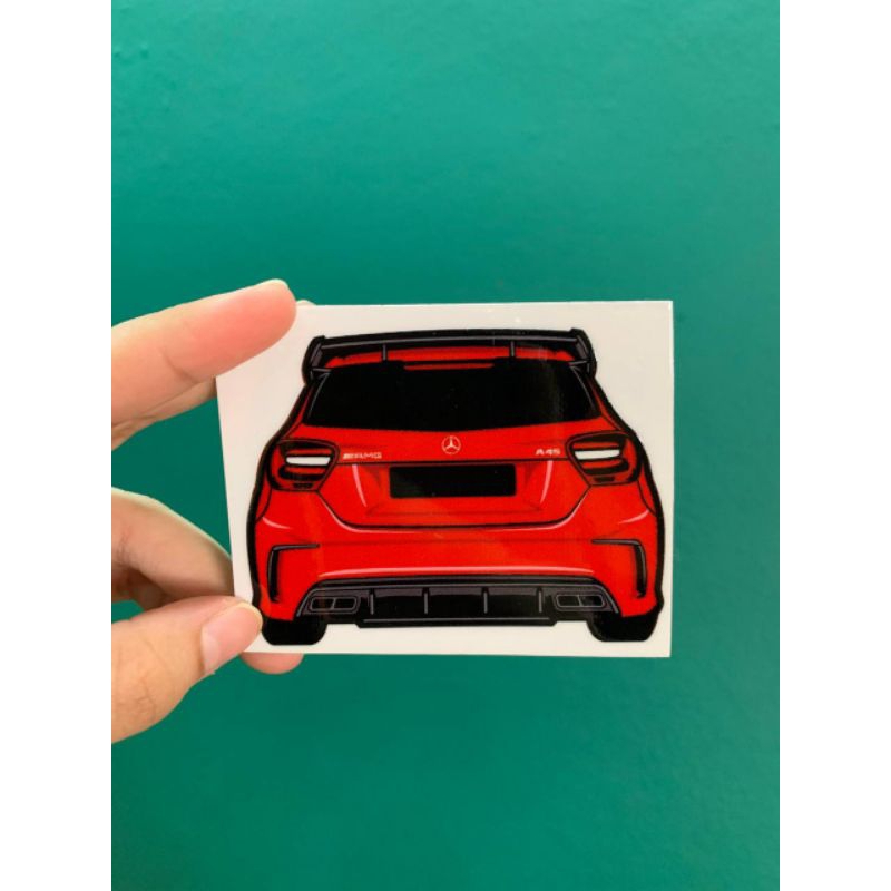 MERCEDES AMG A45 UV STICKER | Shopee Malaysia