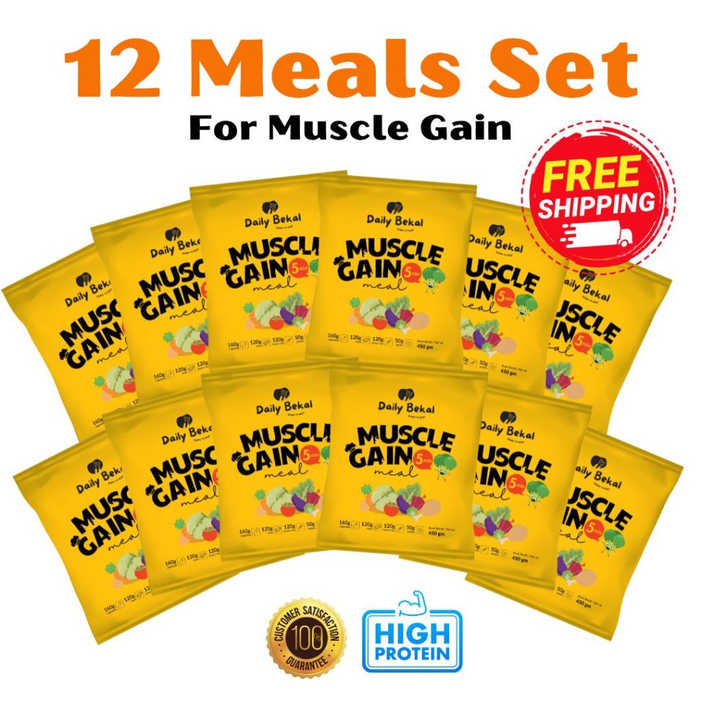 Daily Bekal 12x Bundle Muscle Gain Meal | Diet Meal | Ready to heat ...