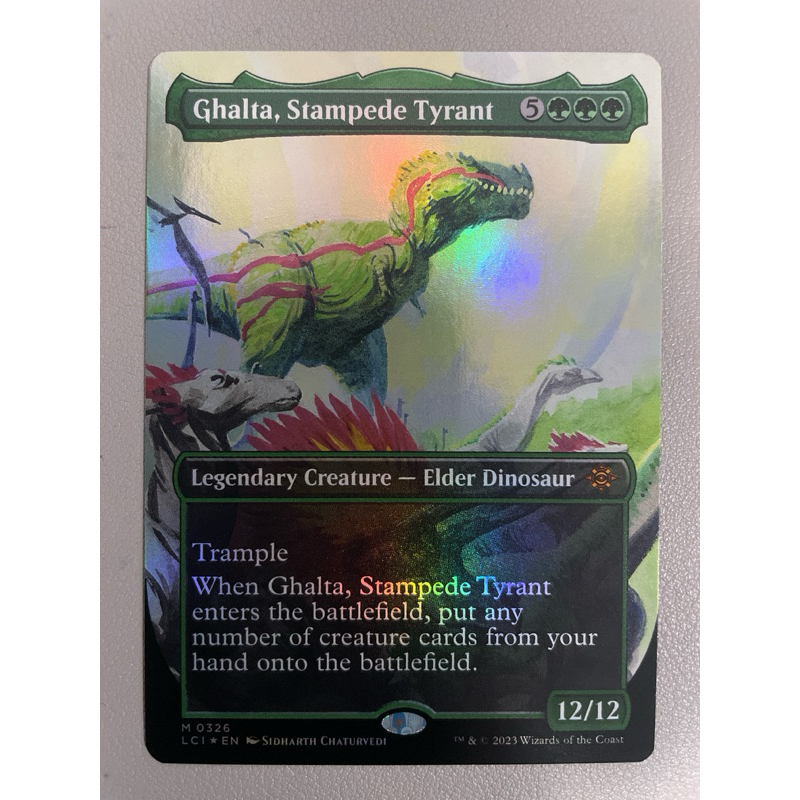 MTG:The Lost Caverns of Ixalan (LCI) M0326 - Ghalta, Stampede Tyrant ...
