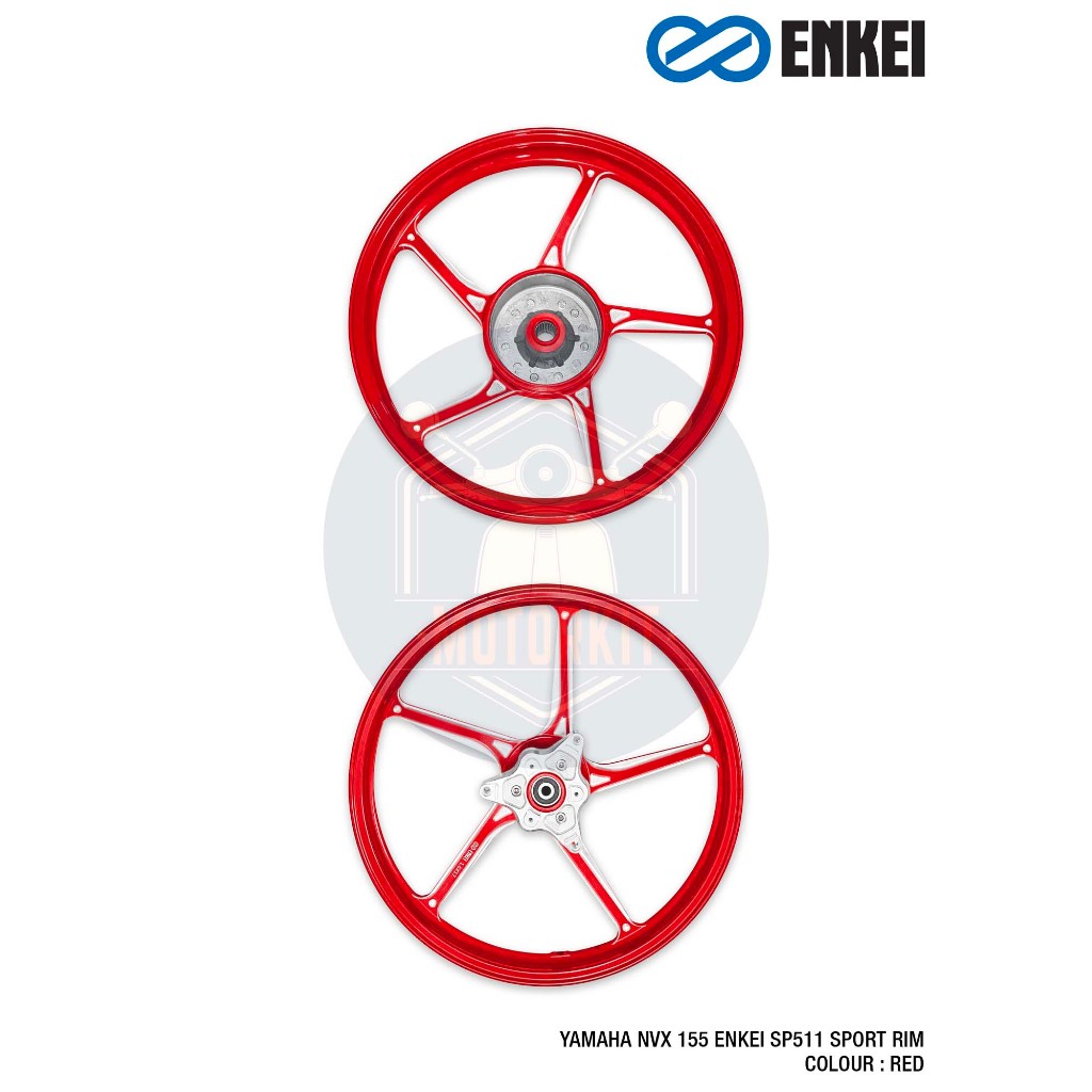 YAMAHA NVX NVX 155 NVX155 AEROX ENKEI 511 5 LEG SPORT RIM 5 BATANG KAKI ...