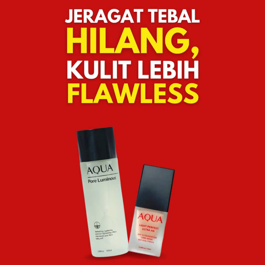 AQUA DUO FLAWLESS | 40X Ultra Whitening Booster | | Shopee Malaysia