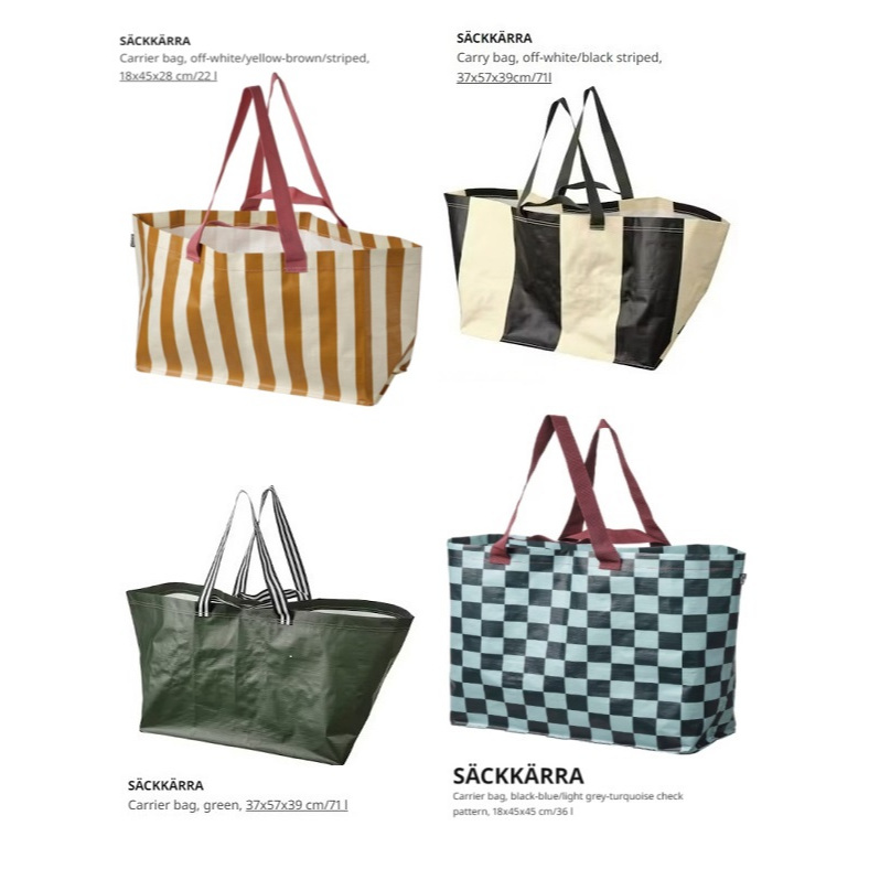 IKEA Carrier Bag | Shopping Beg | Laundry | Reusable | Recycle | Medium ...