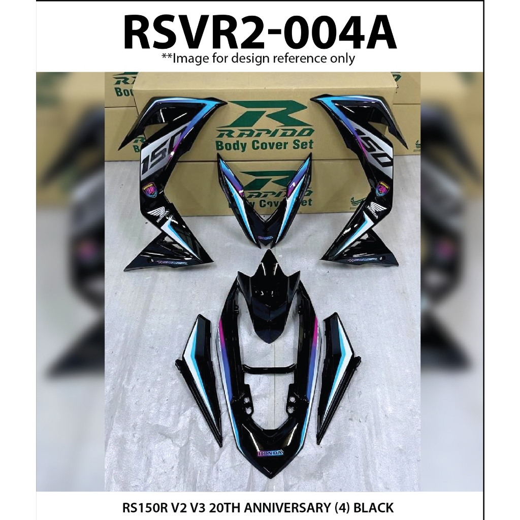 Honda RS150 RS150R V2 V3 20th Anniversary (4) Cover Set Sticker Tanam Rapido New | Shopee Malaysia