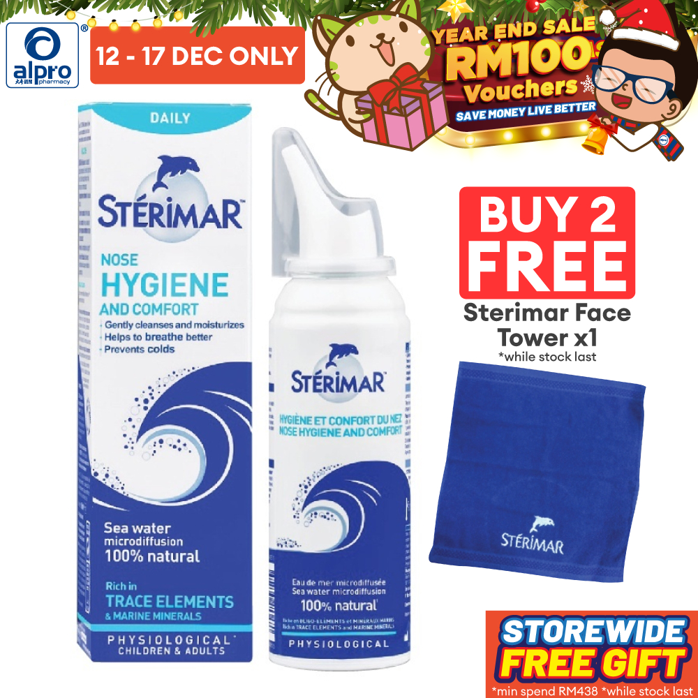 Sterimar Nose Hygiene and Comfort (100ml) (Nasal Care) | Shopee Malaysia