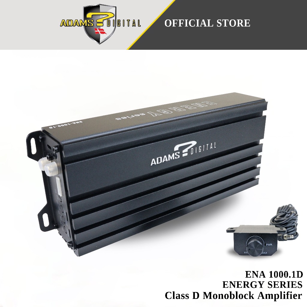 Adams Digital High Power Monoblock Amplifier Class D Car Audio ENA 1000 ...