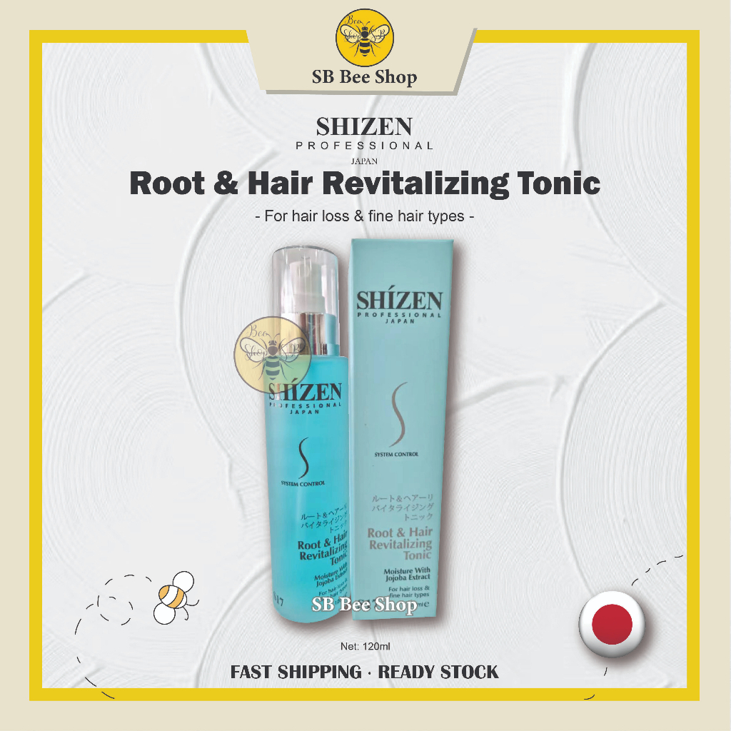 Shizen S17 Root & Hair Revitalizing Tonic 120ml 滋养生发水/S3 Root Shampoo ...