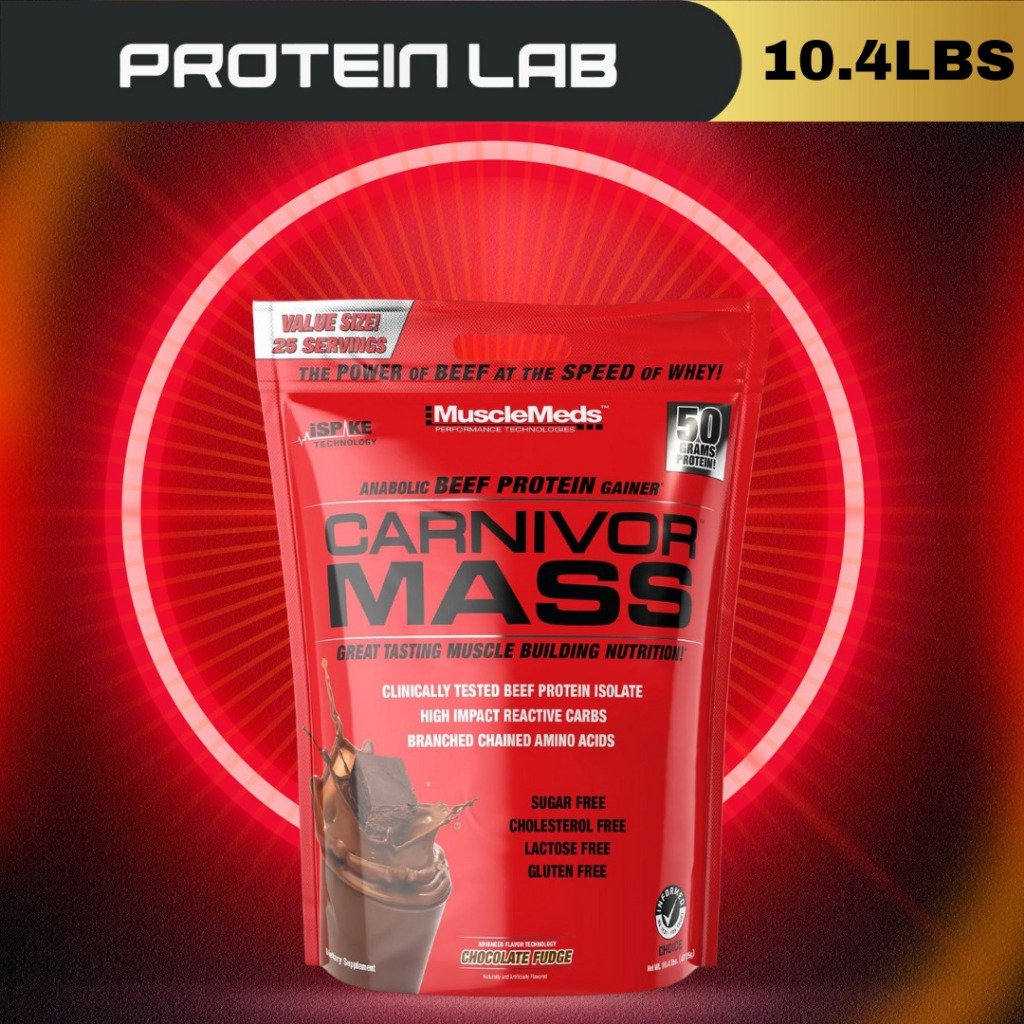 MUSCLEMEDS CARNIVOR MASS BEEF PROTEIN (10.4LBS) | Shopee Malaysia