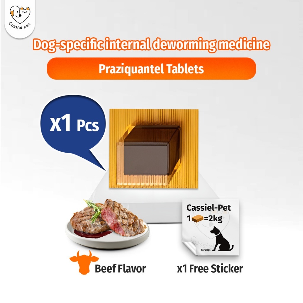 Cassiel Pet Chewable Tablet Anti Tick And Flea Dewormer For Dogs Puppy ...