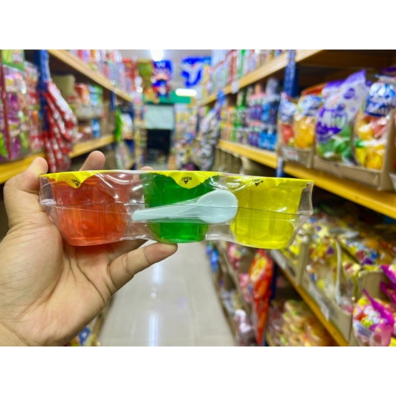 3S RICO JELLY CUP BOX ASSORTED / JELI BUAH- BUAHAN CAMPURAN HALAL | Shopee Malaysia