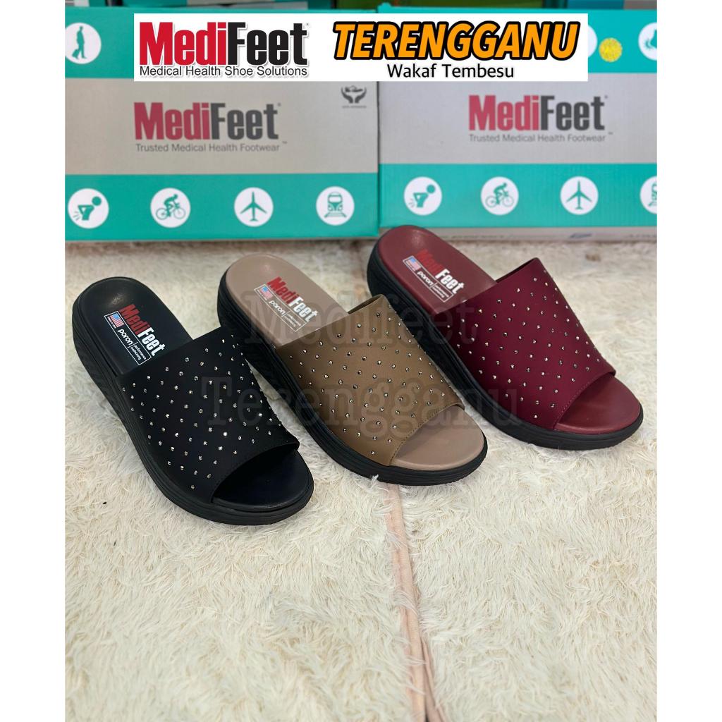 MEDIFEET MS9029 SVAGO SLIP ON WEDGES SANDALS MEDICAL HEALTH | Shopee Malaysia