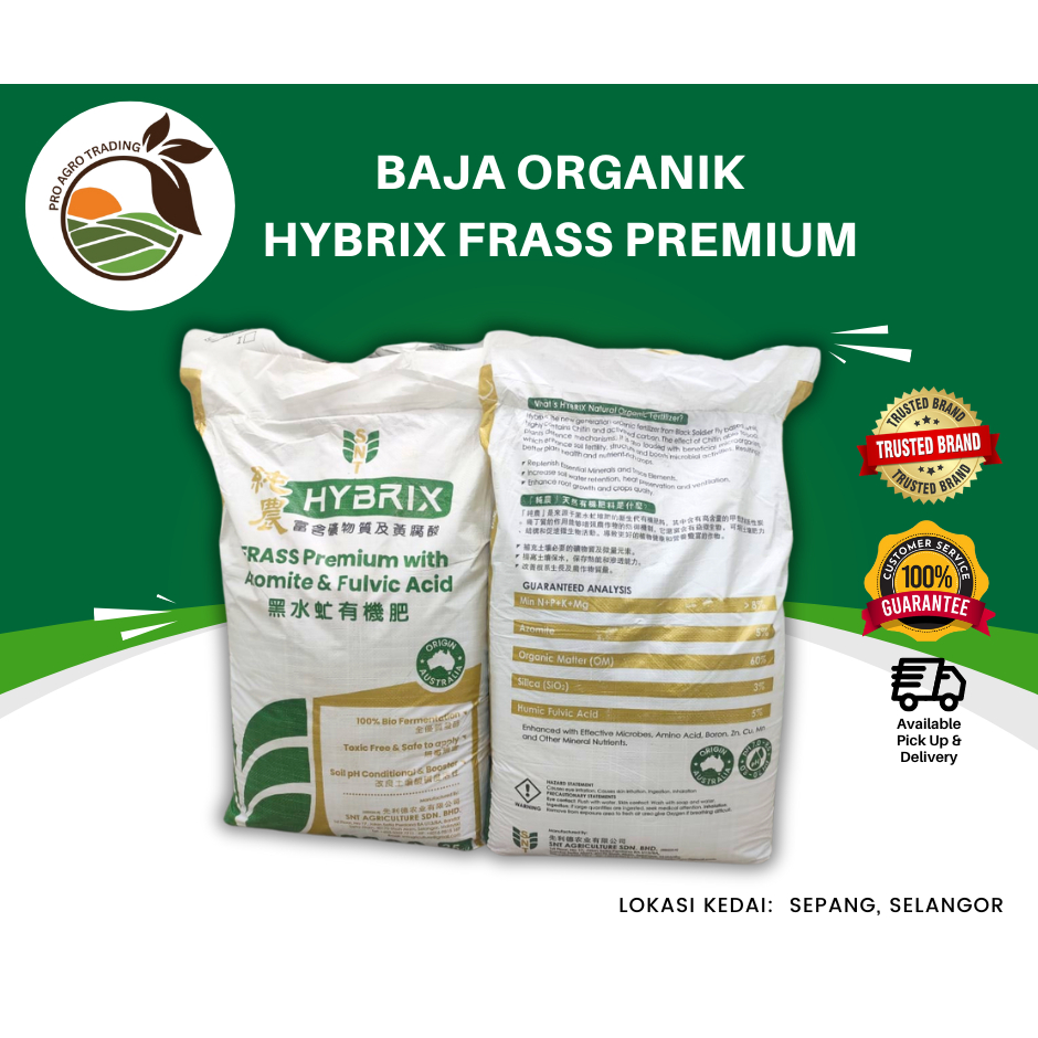 SnT HYBRIX FRASS (25KG) - Baja Organik Premium, Bebas Toksik, Subur ...