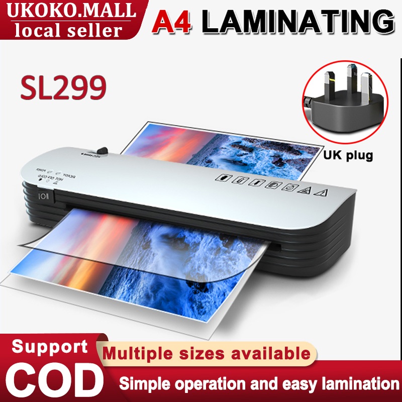 A3 A4 Laminator Machine Heavy Duty Metal Body Hot And Cold Laminator A4