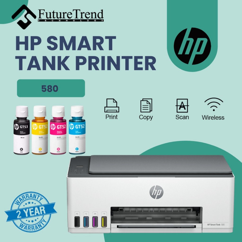 HP SMART TANK PRINTER 580 ALL-IN-ONE | Shopee Malaysia