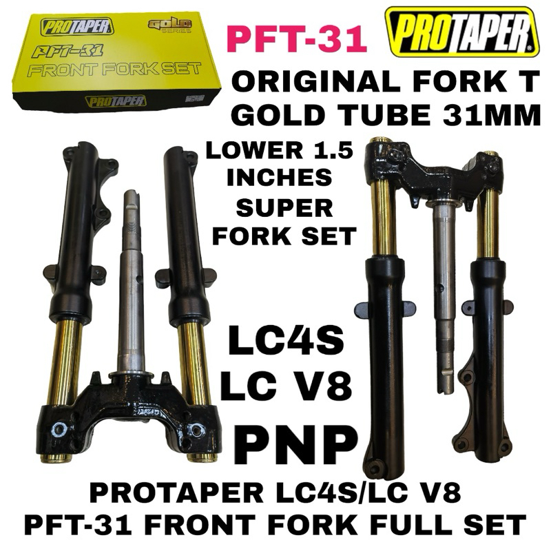 PROTAPER PFT-31 SUPER BIG TUBE FRONT FORK SET (LOWER 1.5 INCHES ...
