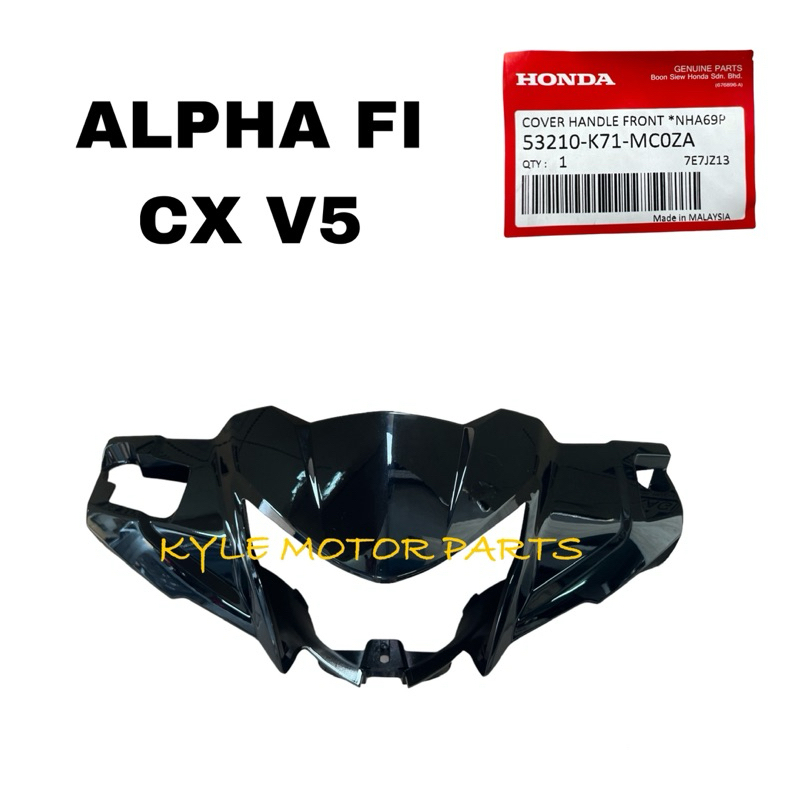 ALPHA WAVE CX FI V5 HEAD LAMP COVER BLACK DISC ORIGINAL HONDA 100% ...