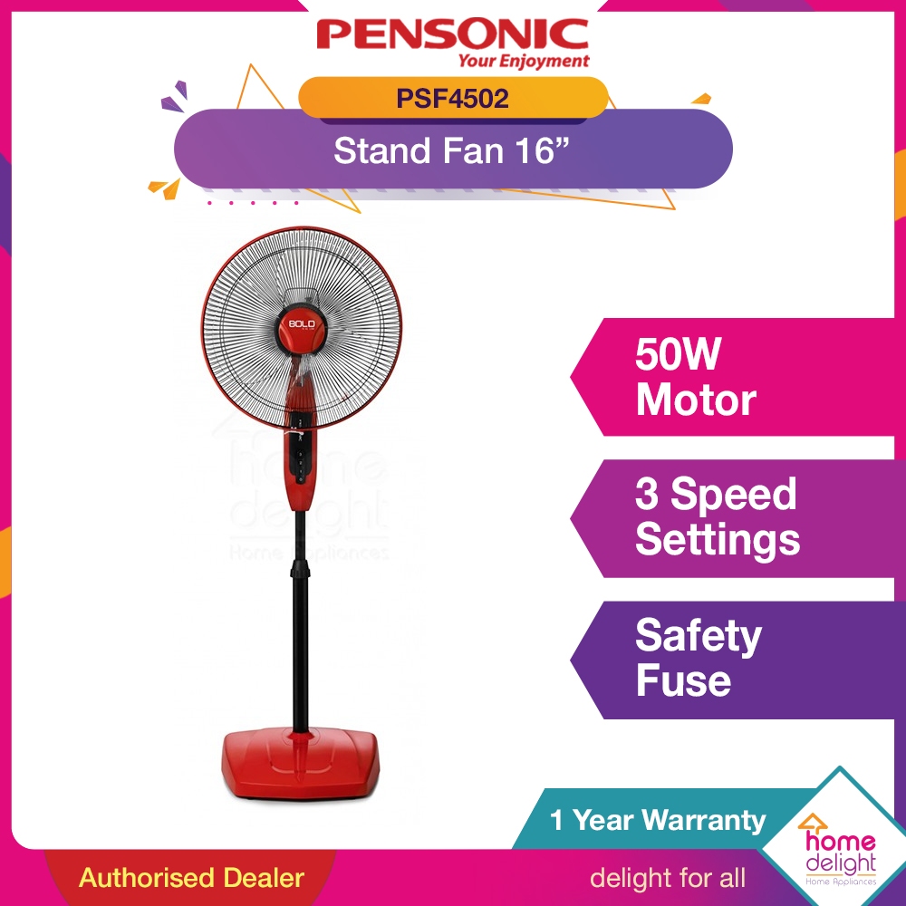 Pensonic Bold Series Stand Fan 16" [ PSF-4502 / PSF4502 ] | Shopee Malaysia