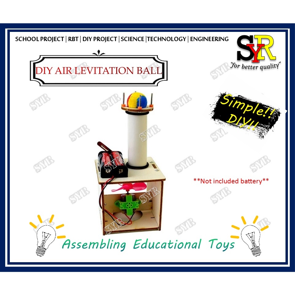NEW!! DIY Wooden Air Levitation Ball STEM Science School Project RBT Primary School DIY Wood ...