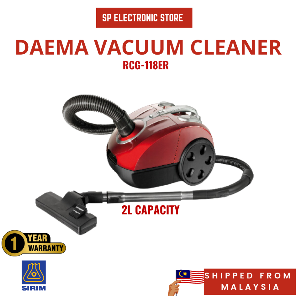DAEMA 2.0L VACUUM CLEANER RCG-118ER | Shopee Malaysia