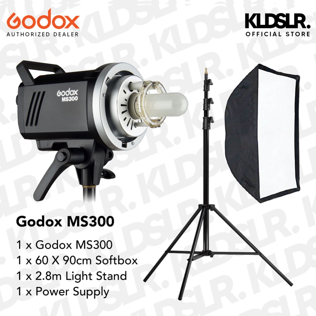 Godox MS200 / MS-200 / MS 300 / MS300 / MS-300 / MS 300 Monolight ...
