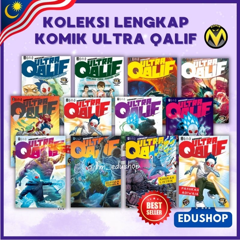 KOMIK ULTRA QALIF SIRI 1 - 13 | Koleksi Komik M | Buku Komik 11 ...