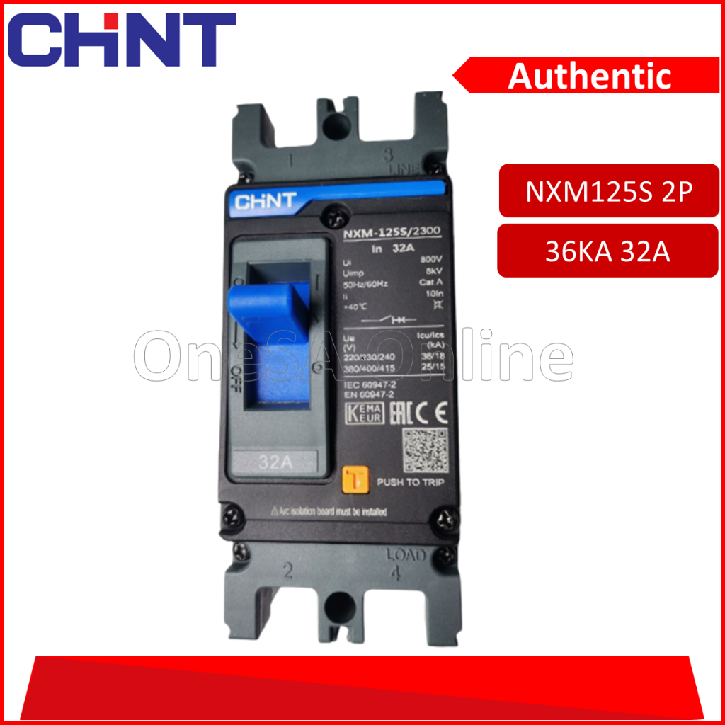 CHINT MCCB 2P 36KA(NXM-125S-2P) | Shopee Malaysia