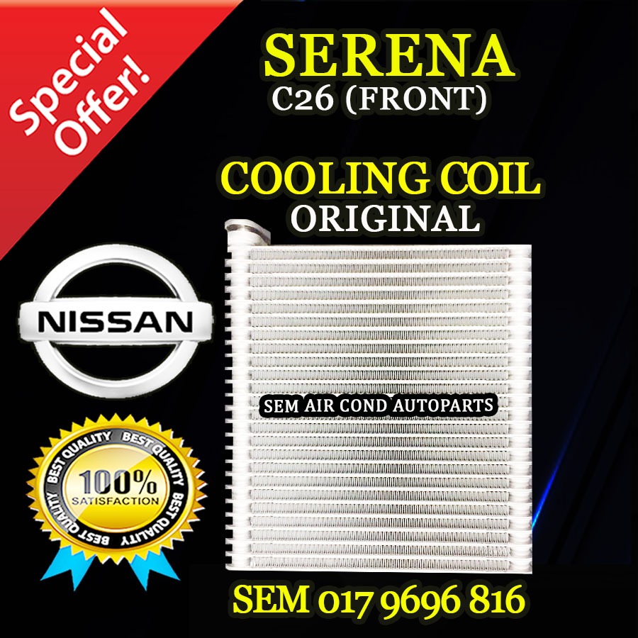NISSAN SERENA C26 ORIGINAL FRONT COOLING COIL / EVAPORATOR (CAR AIRCOND ...