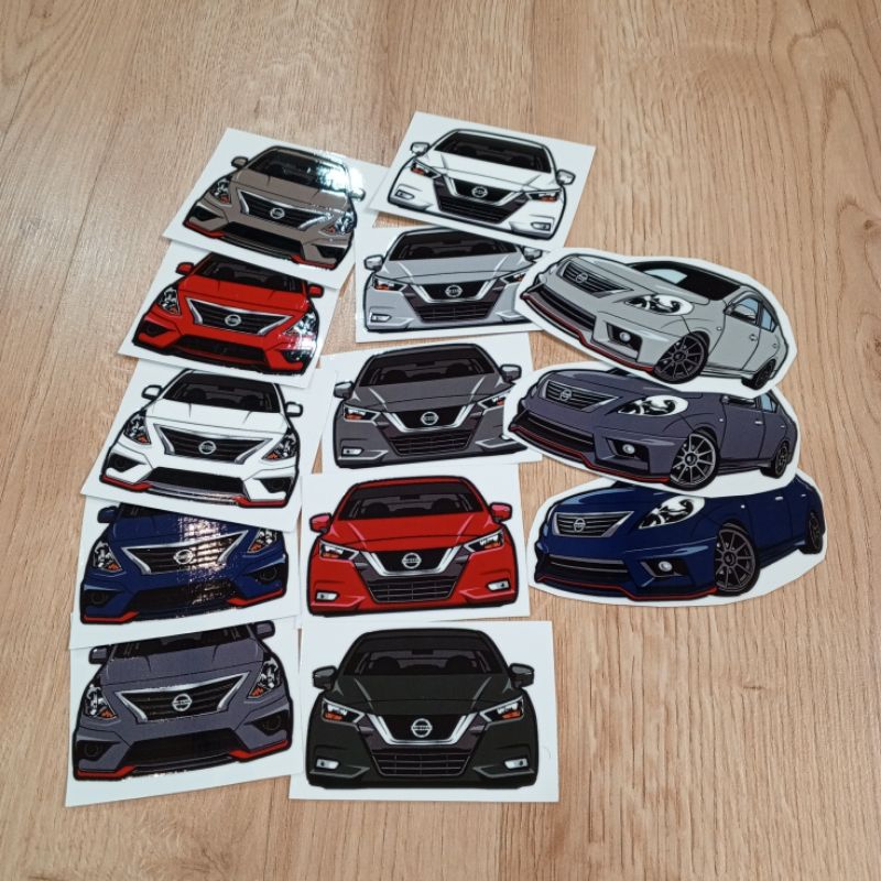 NISSAN ALMERA UV STICKER | Shopee Malaysia