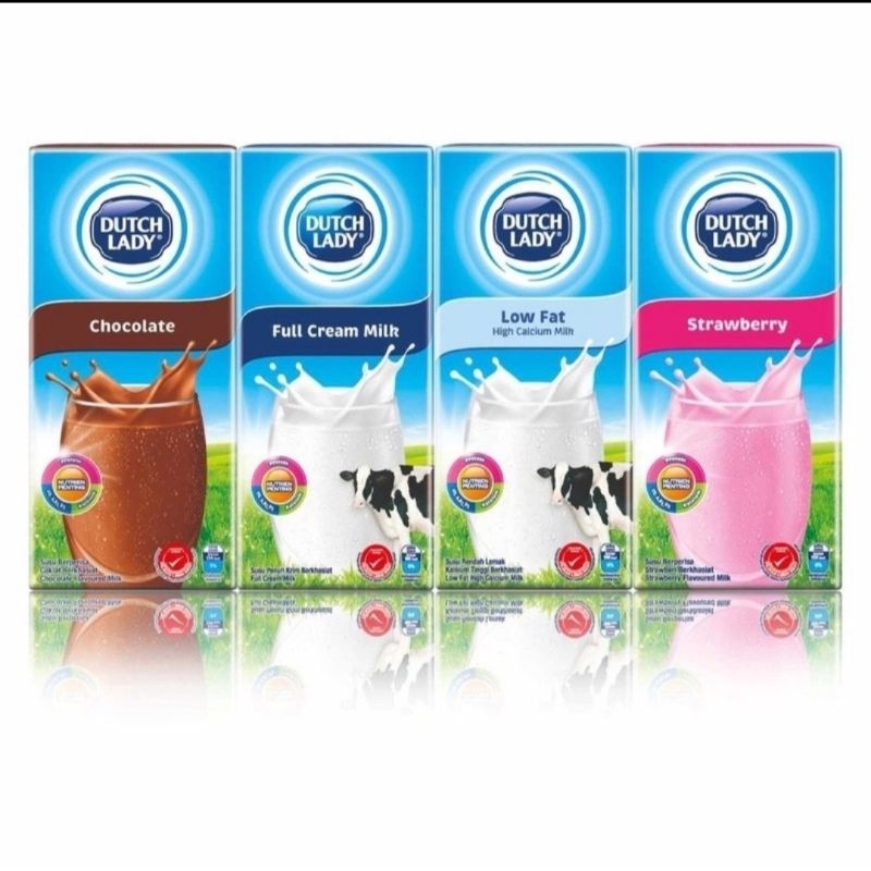 DUTCH LADY 1 LITER PELBAGAI JENIS X 2PEK CHOCLATE/FRESHMILK/FULLCREAM ...