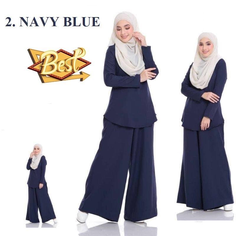 MUSLIMAH SELUAR SUIT VIRAL COMO CREPE | NEW DESIGN BAJU SELUAR | Shopee ...